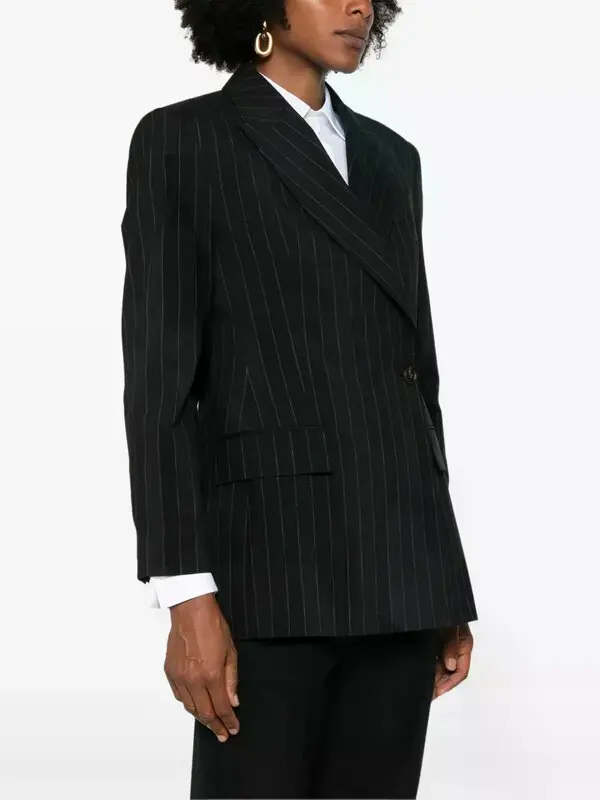 Brunello Cucinelli Pinstripe Double-breasted Blazer