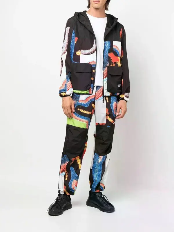 AMBUSH Abstract-pattern Paneled Track Pants
