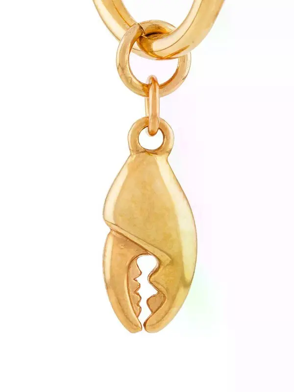 TRUE ROCKS 18-karat -plated Silver Claw Hoop Single Earring - Gold