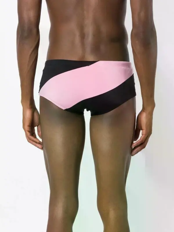 AMIR SLAMA Panelled Swim Trunks