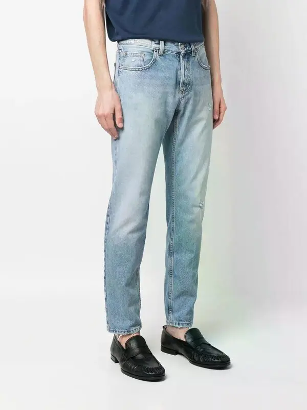 Eleventy Tapered Stonewashed Jeans