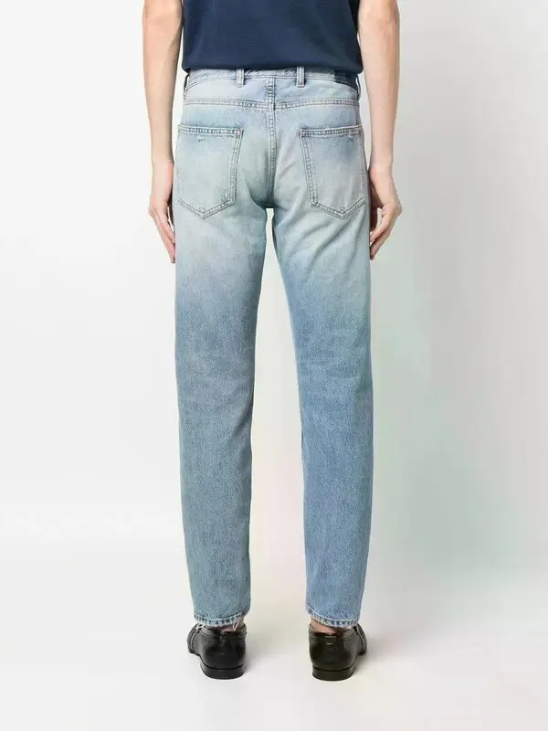 Eleventy Tapered Stonewashed Jeans