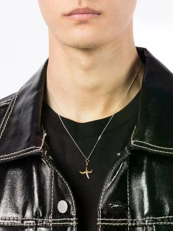 TRUE ROCKS Two-tone Banana-charm Necklace