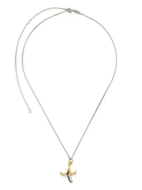 TRUE ROCKS Two-tone Banana-charm Necklace