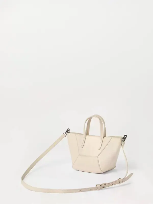 Brunello Cucinelli Mini Bc Duo Leather Tote Bag - Neutrals