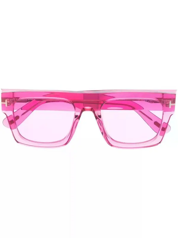 TOM FORD Fausto Square-frame Sunglasses - Pink