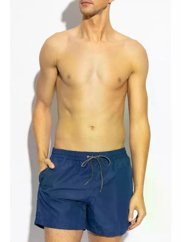 Paul Smith Logo-patch Swim Shorts