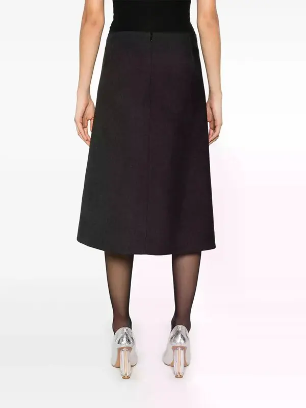 JIL SANDER A-line Midi Skirt
