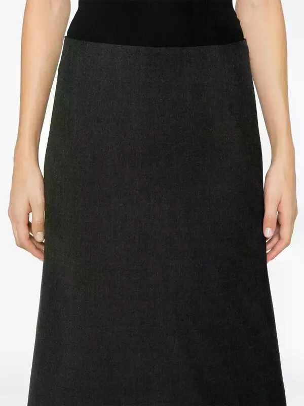 JIL SANDER A-line Midi Skirt