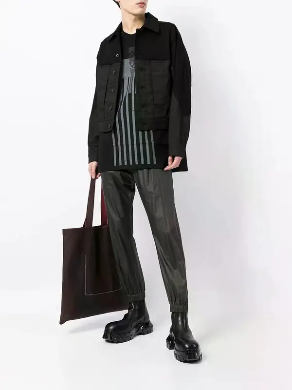 JULIUS Paneled Cropped Jacket