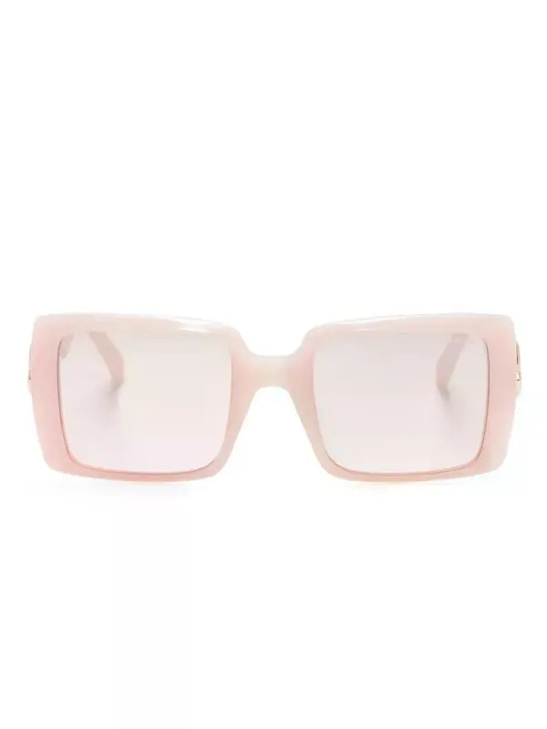 Moncler Promenade Rectangle-frame Sunglasses - Pink