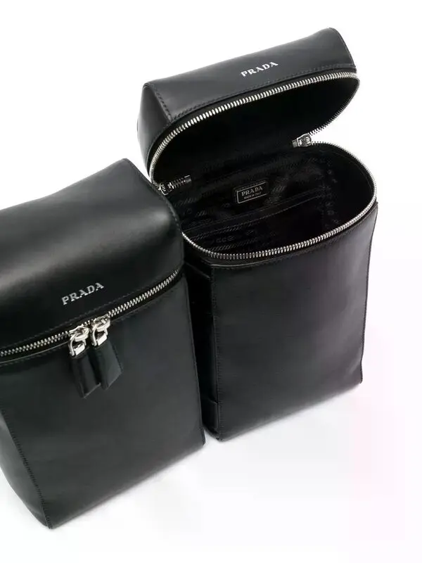 Prada Double Leather Backpack