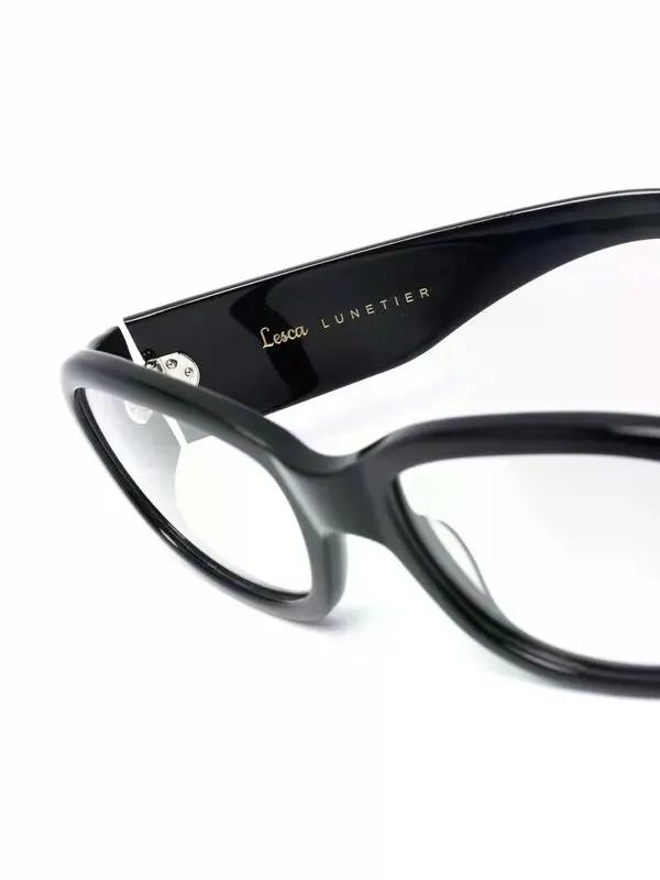 LESCA Oval-frame Glasses