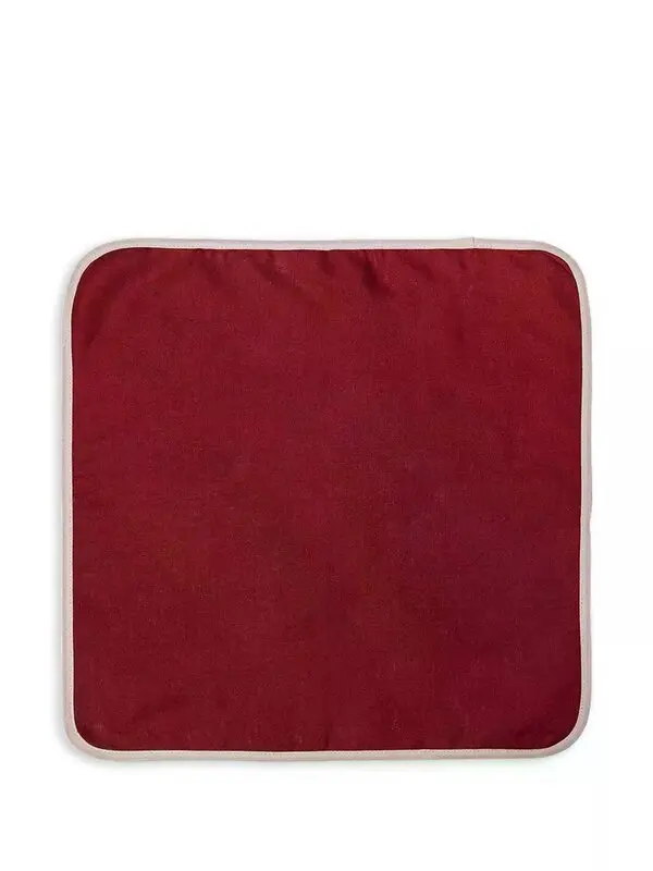 La DoubleJ Contrast Trimming Napkin Two-piece Set