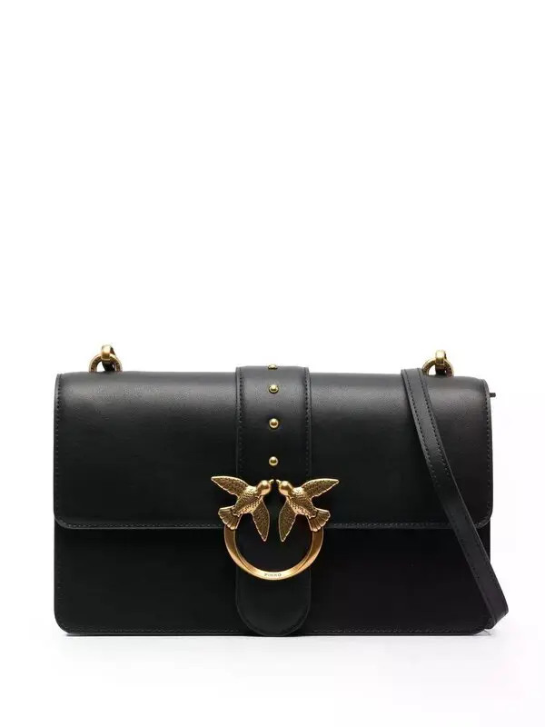 Pinko Love One Leather Crossbody Bag