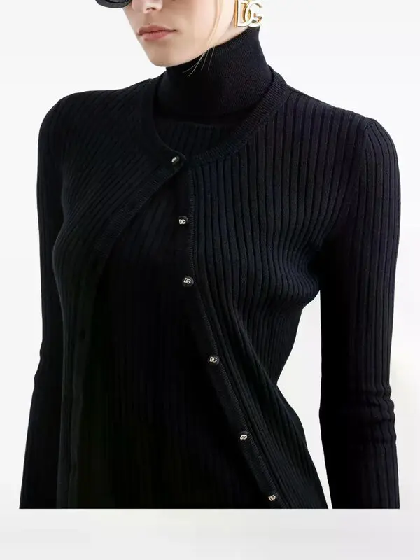 Dolce & Gabbana Ribbed-knit Cardigan