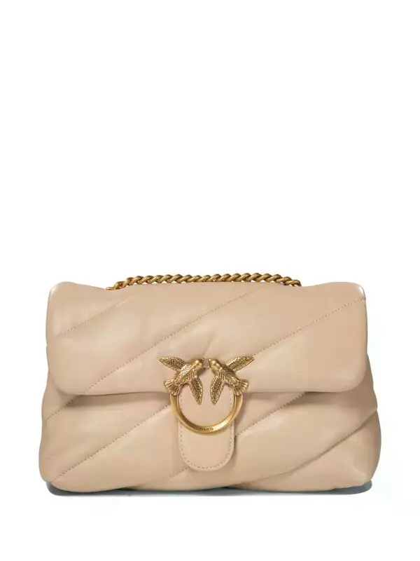 Pinko Love Puff Shoulder Bag - Neutrals