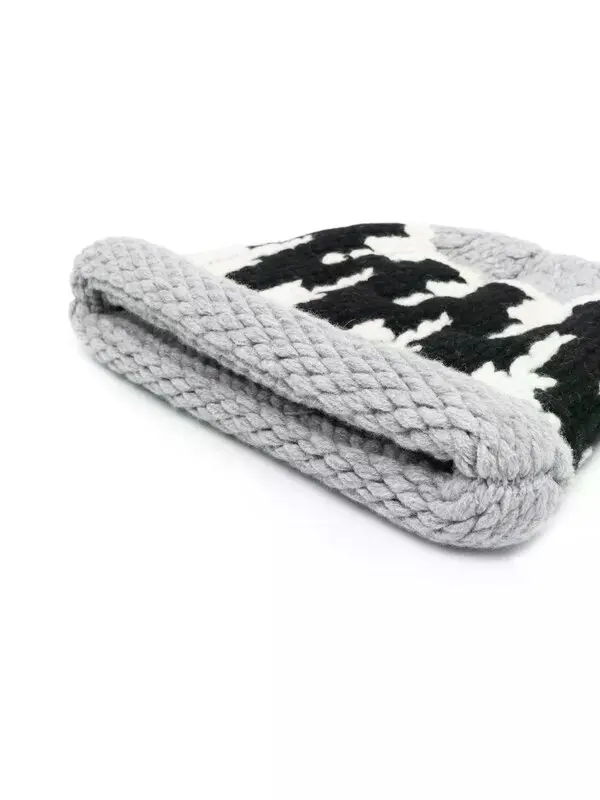 Kenzo Zigzag-knit Beanie