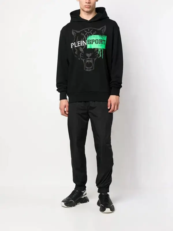 PLEIN SPORT Logo-patch Track Pants