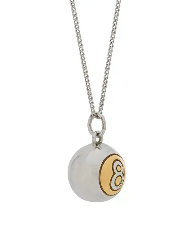 TRUE ROCKS 8-ball Pendant Necklace