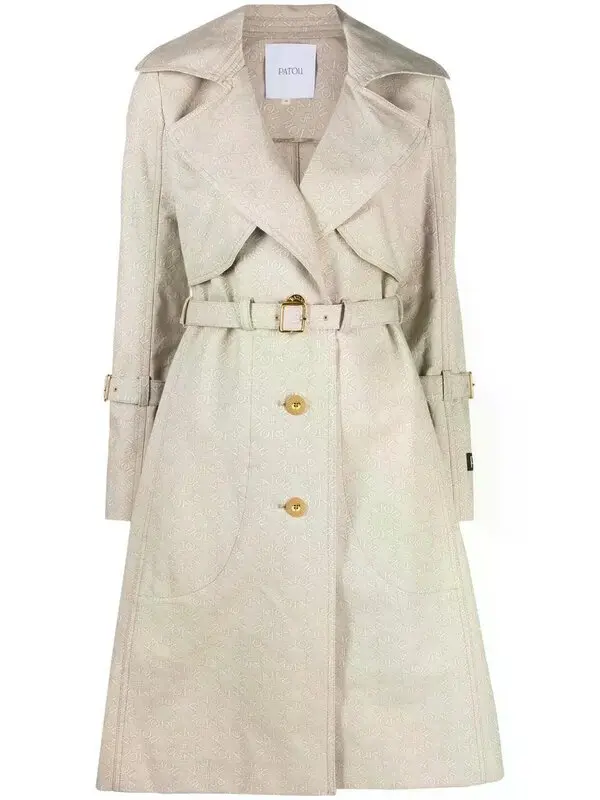 PATOU Belted Trench Coat