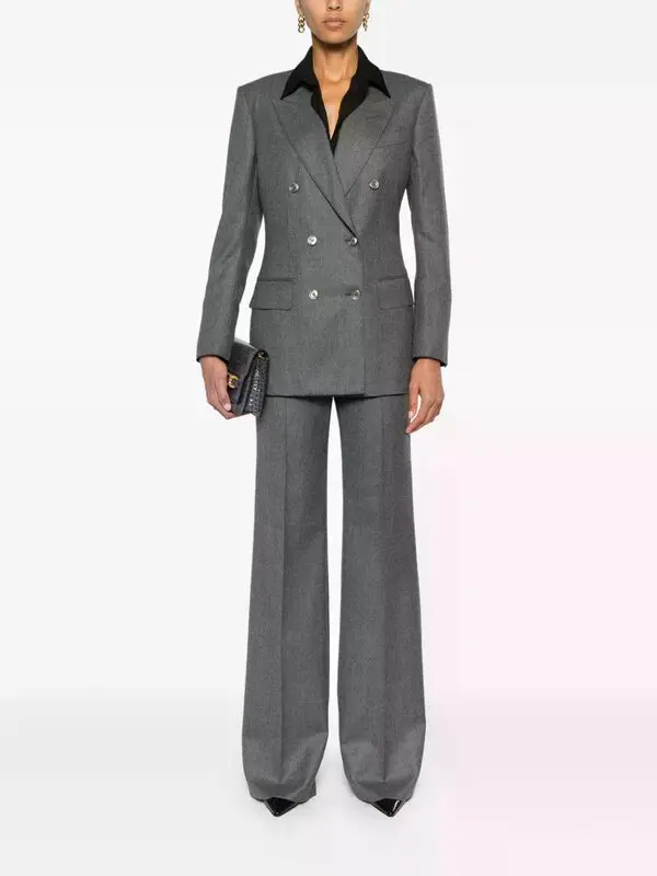 TOM FORD Mélange Double-breasted Blazer