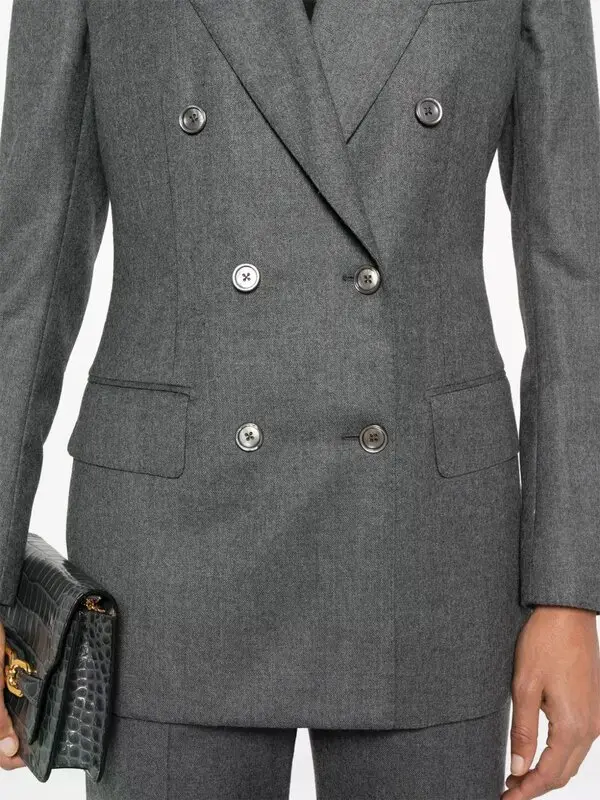 TOM FORD Mélange Double-breasted Blazer