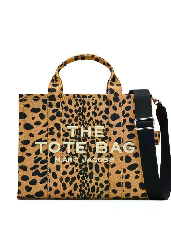 Marc Jacobs The Medium Cheetah Canvas Tote Bag - Neutrals