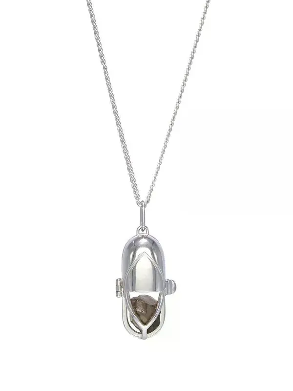 CAPSULE ELEVEN Crystal Pendant Necklace - Silver