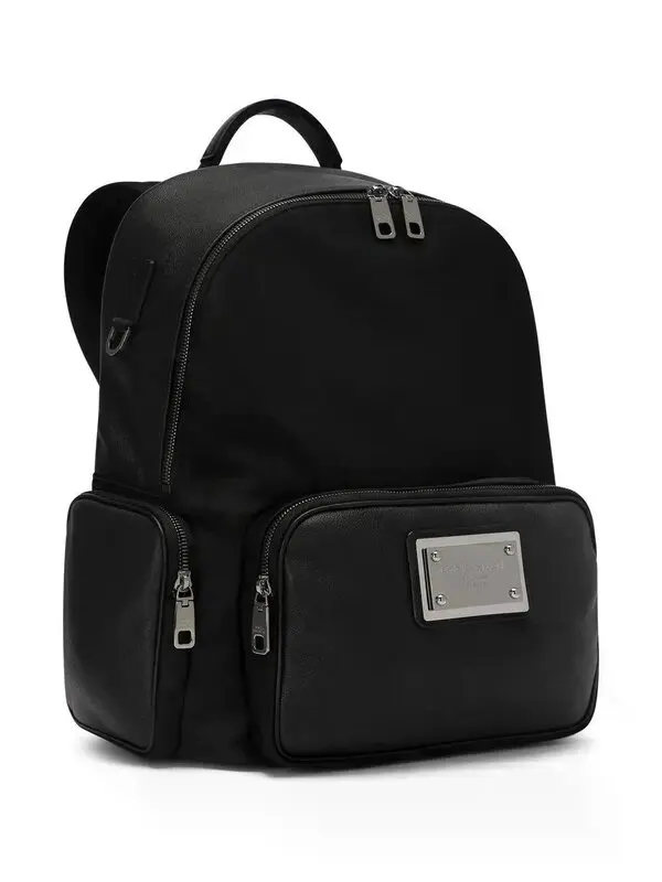 Dolce & Gabbana Logo-tag Leather Backpack