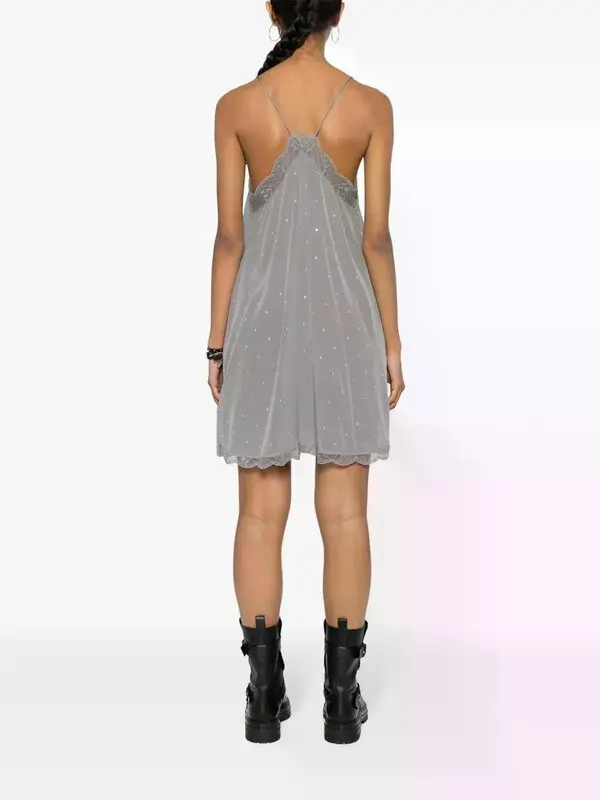 Zadig&Voltaire Ristyz Rhinestone-embellished Mini Dress
