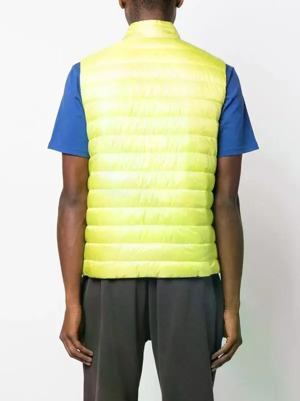 Herno Quilted Reversible Down Gilet - Yellow