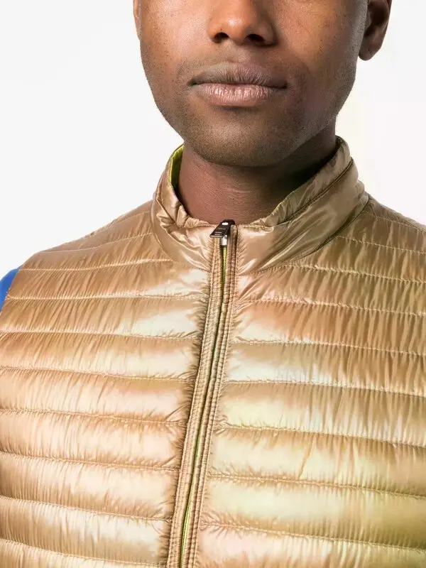 Herno Quilted Reversible Down Gilet - Yellow
