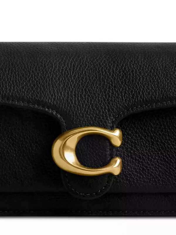COACH Tabby Leather Shoulder Bag - Black