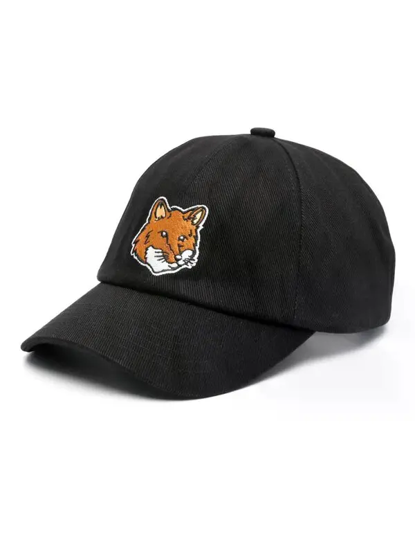 Maison Kitsuné Fox-motif Cotton Cap