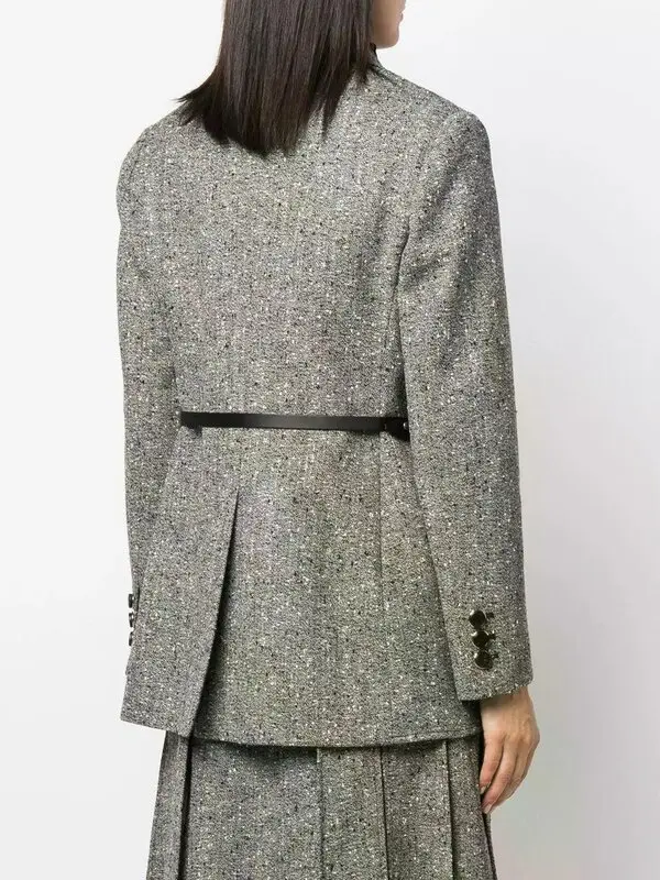 DURAZZI MILANO Single-breasted Virgin Wool-blend Blazer