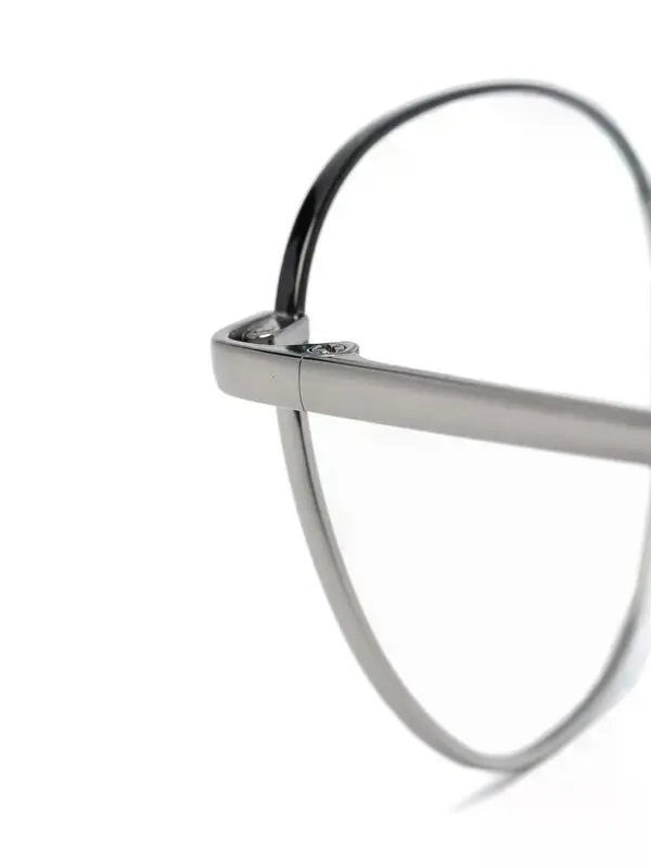 Linda Farrow Round-frame Metallic Glasses