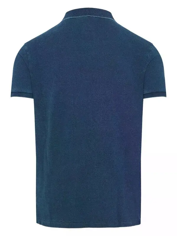 Polo Ralph Lauren Cotton Polo Shirt With Embroidered Logo - Blue