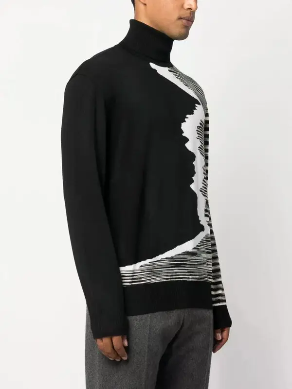 Missoni Striped Roll Neck Jumper