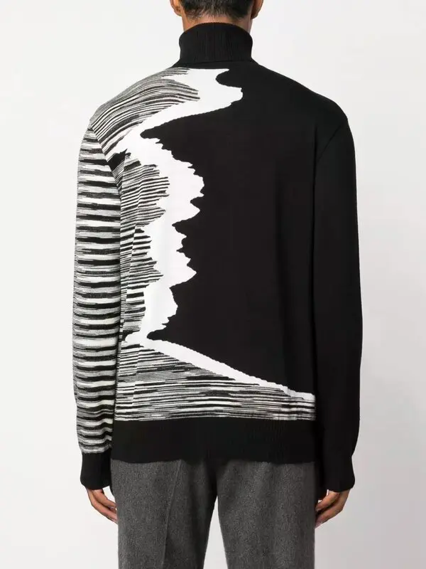 Missoni Striped Roll Neck Jumper
