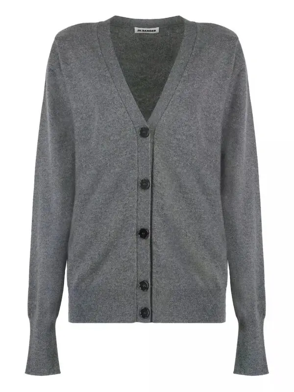 JIL SANDER Cashmere Cardigan - Grey