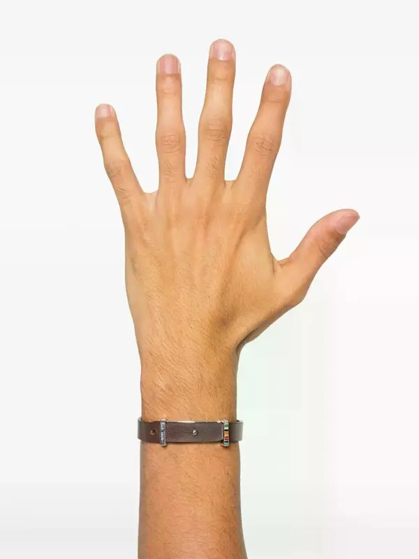 Paul Smith Signature-buckle Leather Bracelet