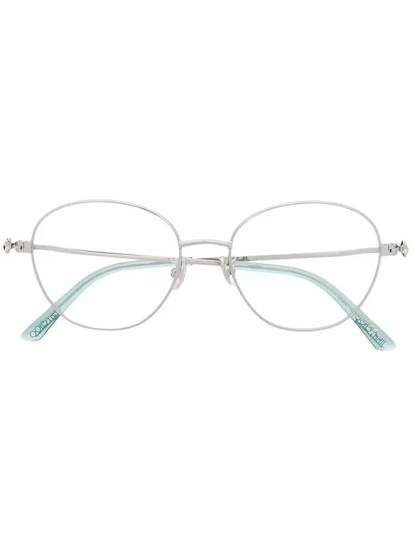 JIMMY CHOO Round-frame Glasses - Silver
