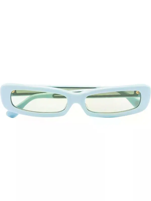 Undercover Rectangle-frame Tinted Sunglasses - Blue
