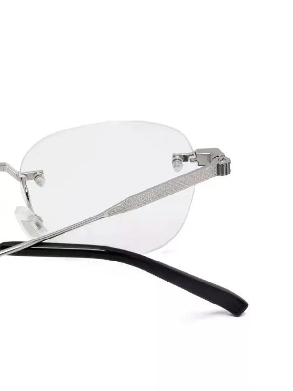 Dunhill Rimless Glasses - Silver