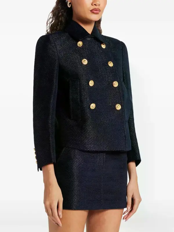 TOM FORD Cropped Double-breasted Pea Coat
