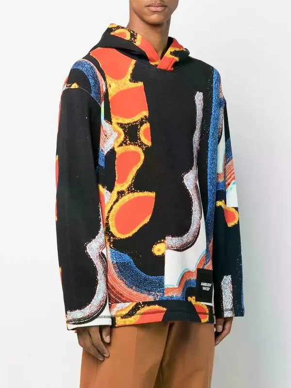 AMBUSH Abstract-print Hoodie