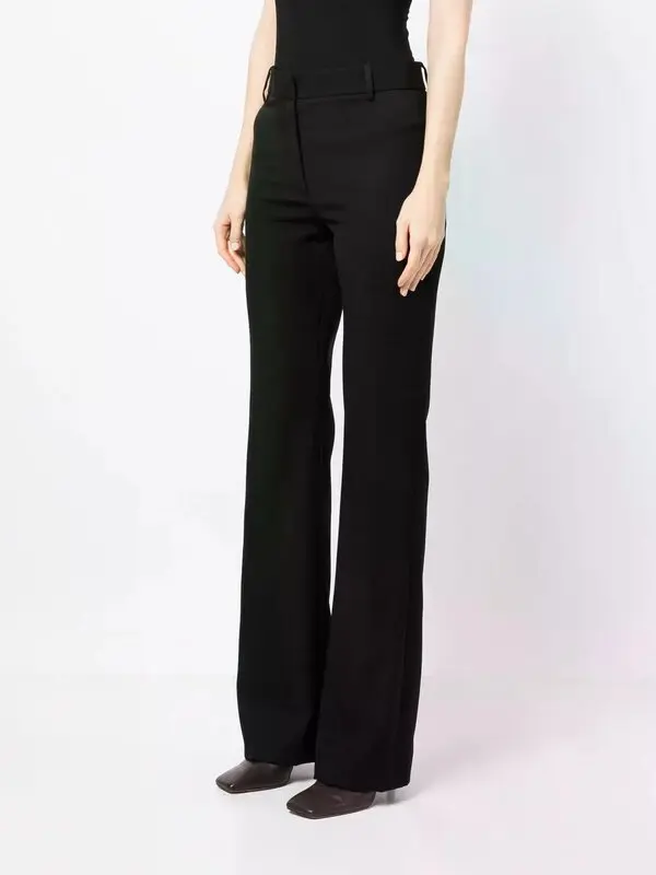 NILI LOTAN Corette Virgin-wool Flared Trousers
