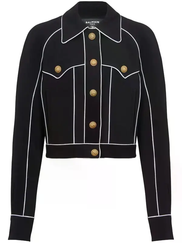 Balmain Western Crepe Jacket