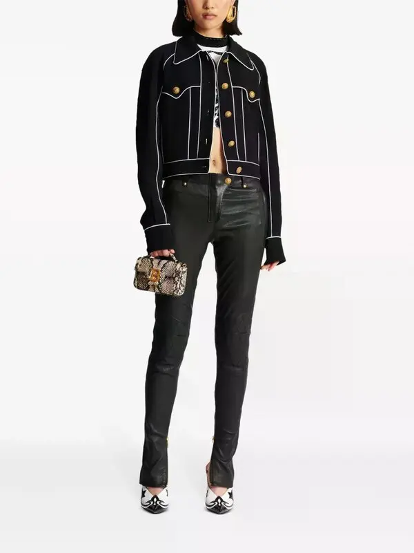 Balmain Western Crepe Jacket
